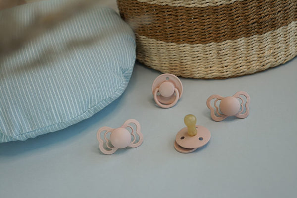 BIBS Supreme Dummy Size 1 - Blossom & Haze (Silicone) – Scarlett Tippy Toes