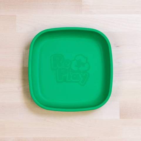 Re-Play Recycled Plastic Flat Plate in Kelly Green - Original ...