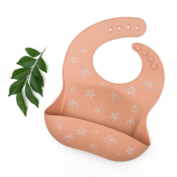 One.Chew.Three Silicone Catch Bib in Summer Melon (Summer Edition ...